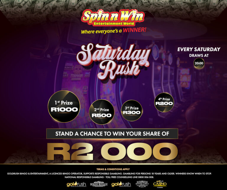 Saturday Rush – Rustenburg’s Favourite Night at Goldrush